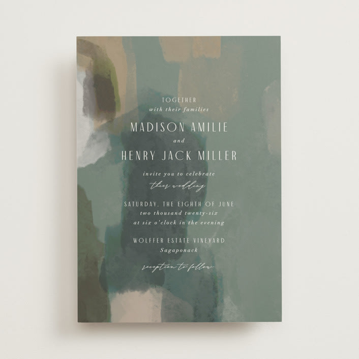 Verdant Wedding Invitations by Nicoletta Savod | Minted