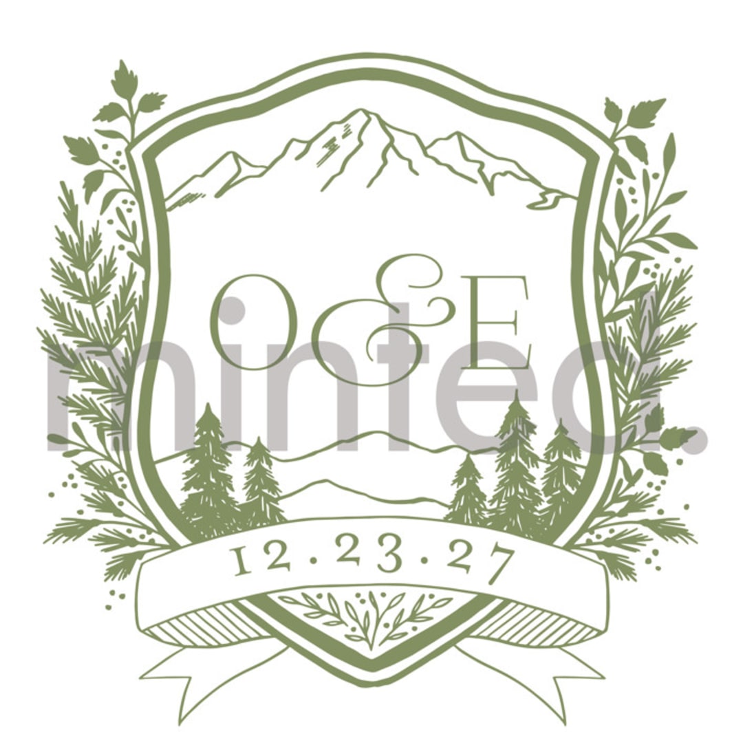 Custom Deer Valley Crest Design Element by Alethea and Ruth | Minted