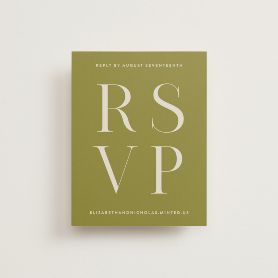 Lavender Dreams RSVP Online Enclosure Cards by Design Lotus | Minted