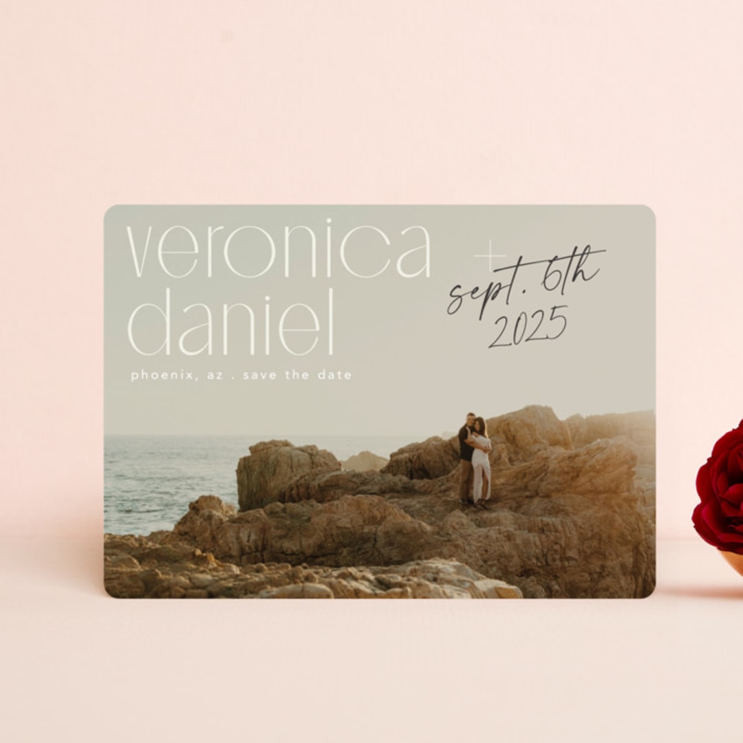 Wilder Save the Date Petite Cards by Morgan Kendall | Minted