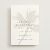 Palm Wedding Invitations by AK Graphics | Minted
