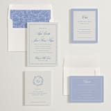 Amalfi Blue Wedding Invitations by Design Lotus | Minted