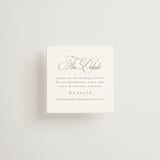 Chic Script Mini Enclosure Cards by Kelly Schmidt | Minted