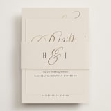 Mirin Foil-Pressed RSVP Online Enclosure Cards by Kate Ahn | Minted