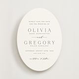 Classy Type Save The Date Cards by Hooray Creative | Minted