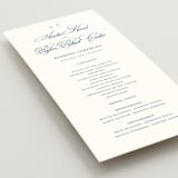 Hilton Wedding Programs by Kelly Schmidt | Minted