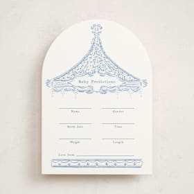 Round And Round Baby Shower Insert Cards by Gwen Bedat | Minted