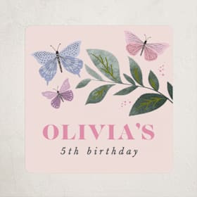 butterfly kisses Children's Birthday Party Postcards by Karidy Walker ...