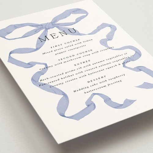Wedding Menu Cards | Minted