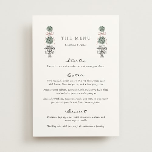 Page 14 - Wedding Menu Cards | Minted