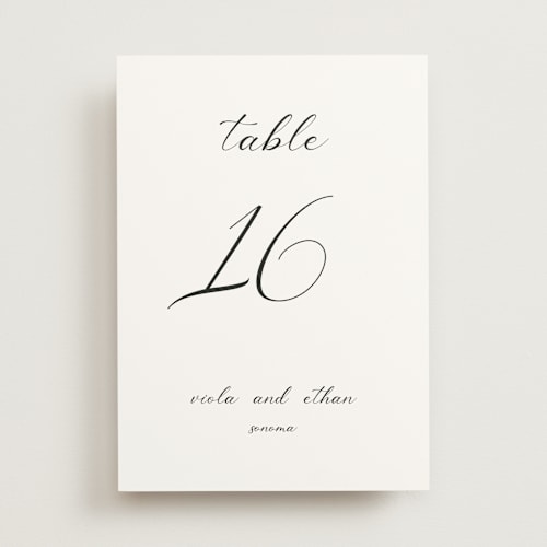 Wedding Table Numbers | Minted