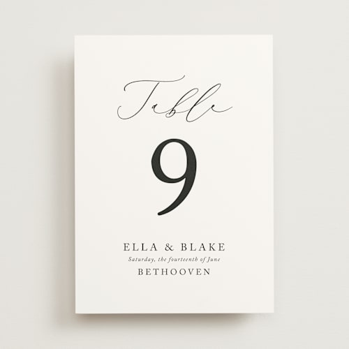 Wedding Table Numbers | Minted