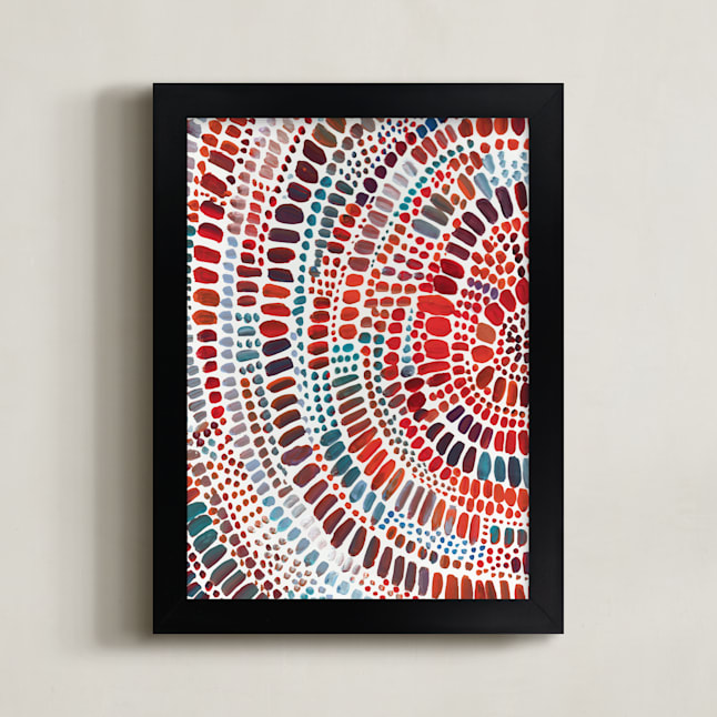 Fire Ripple Drop Fine Art Prints by Holly Royval | Minted