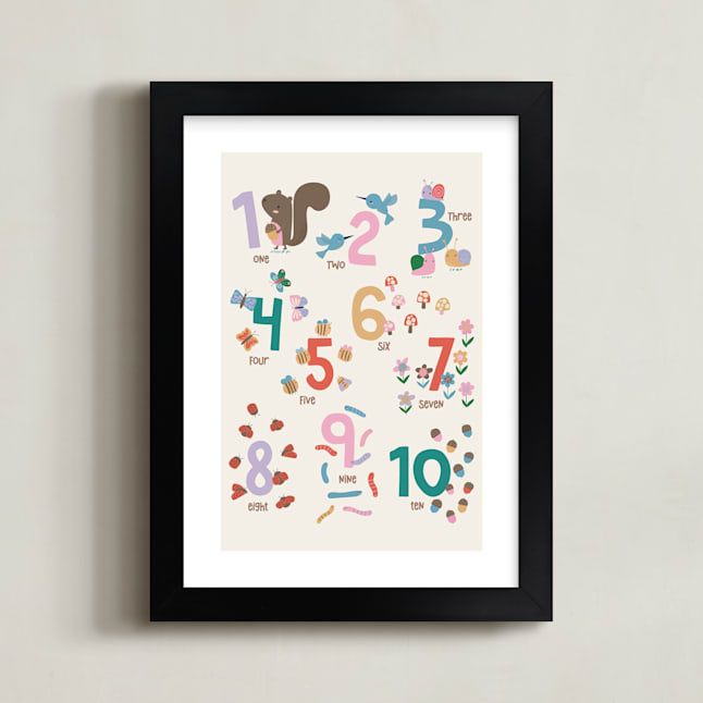 Garden Numbers Children's Art Prints by Vera Lim | Minted