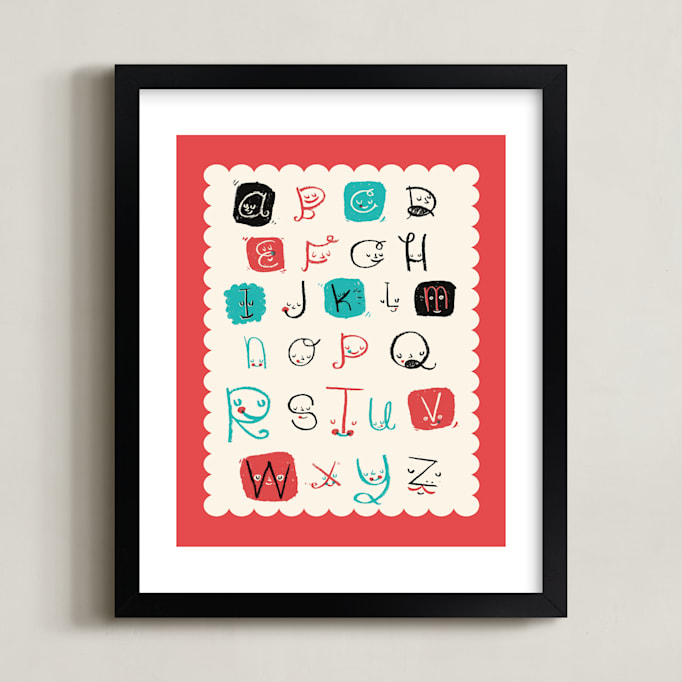 Alphabet Friends Children's Art Prints by ERAY | Minted