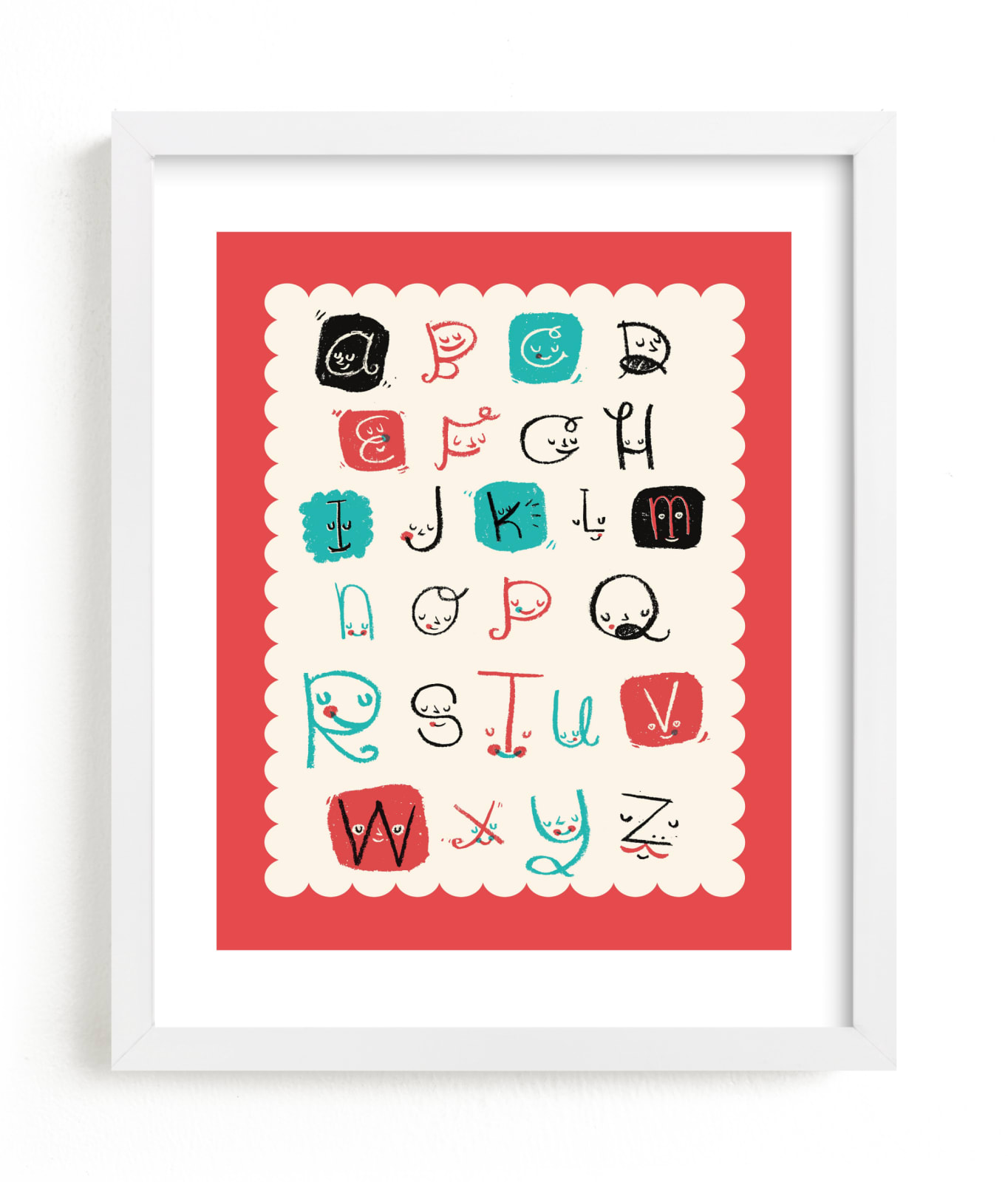 Alphabet Friends Children's Art Prints by ERAY | Minted