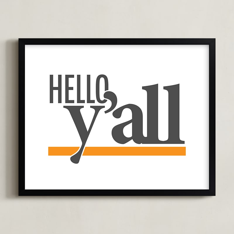 Hello y'all Fine Art Prints by Aimee Siberon | Minted