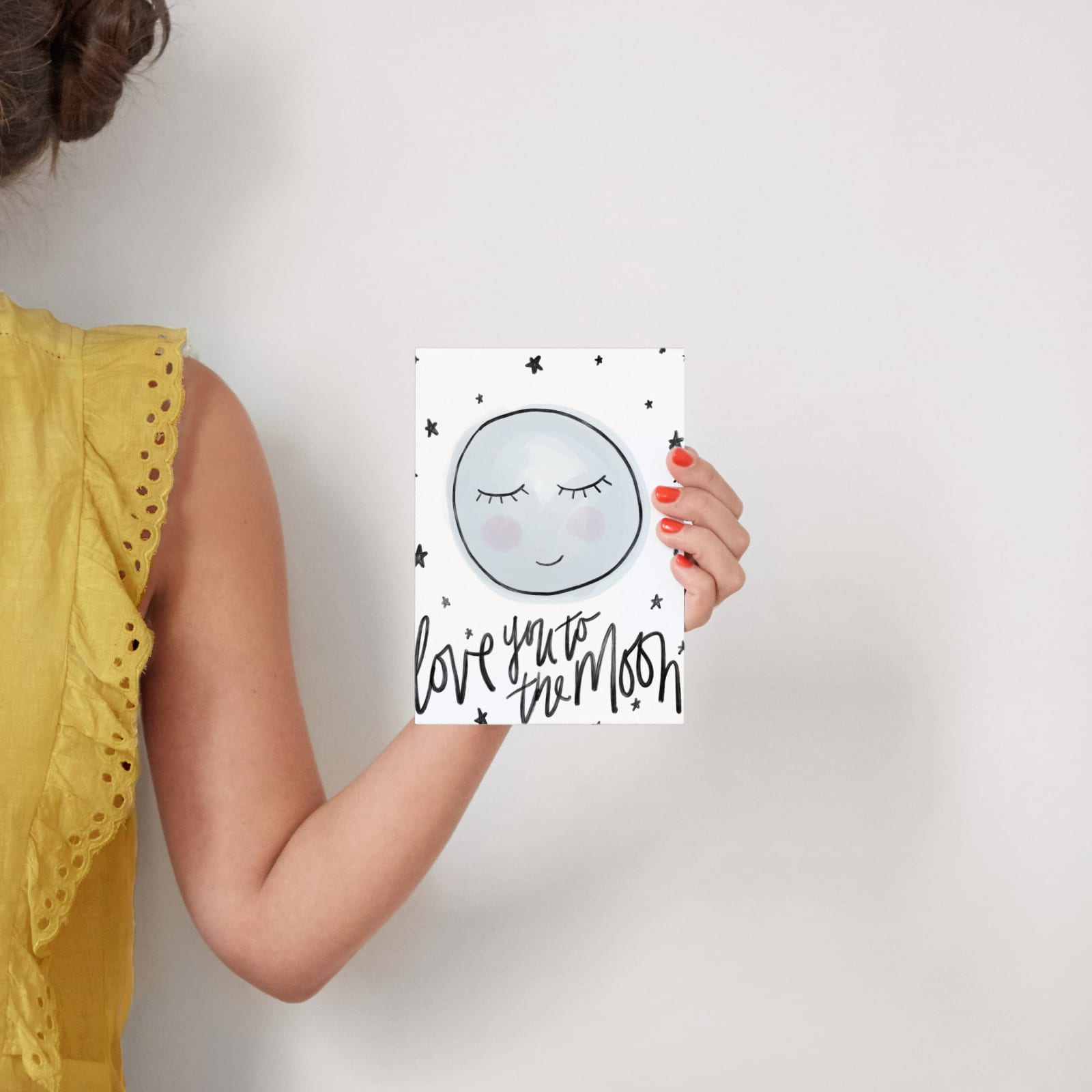 A Sweet Moon Wall Art Prints by Korrin Dougherty | Minted