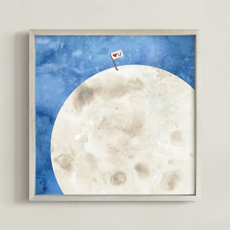 Moon And Back Wall Art Prints by Lindsay Megahed | Minted
