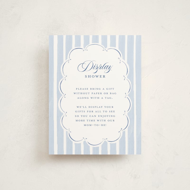 Display Baby Shower Poem