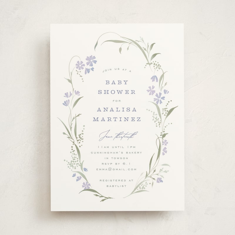 Handwritten Invitations Baby Shower Brunch