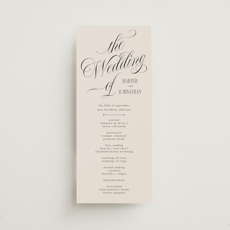 Correct Order Of Ceremony Wedding