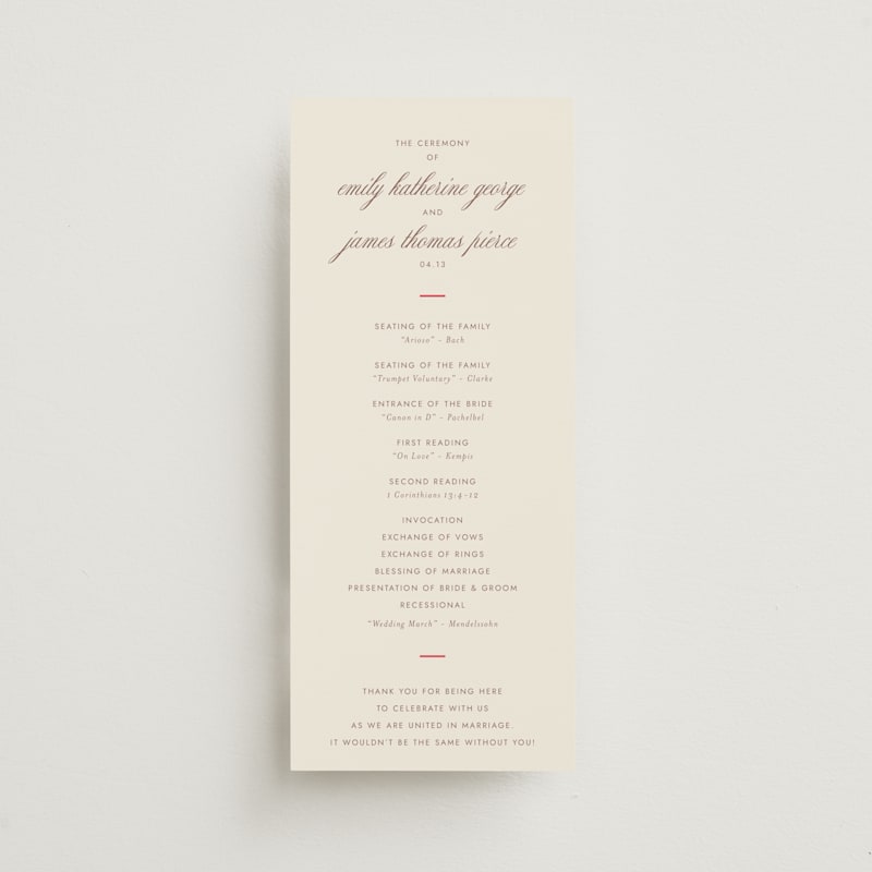 What does invocation mean in a wedding program | Beachweddingtips.com