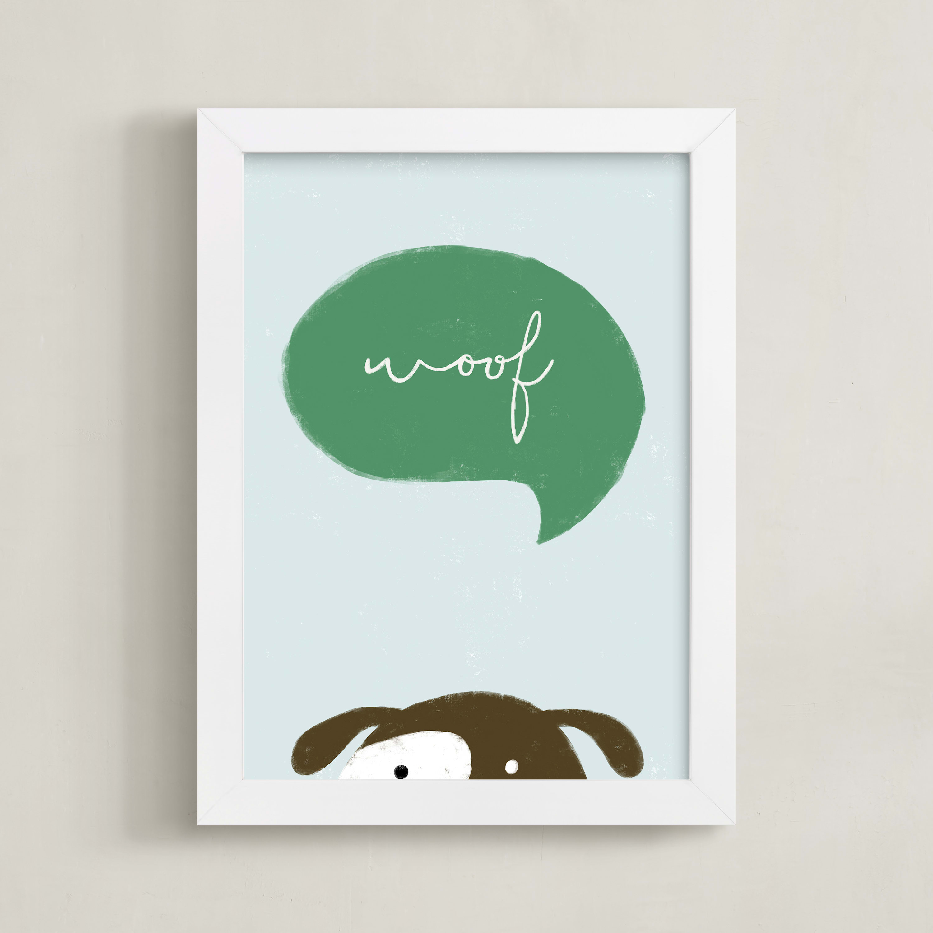 Woof Wall Art Prints by Pixel and Hank | Minted