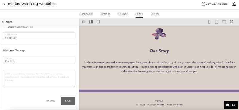 How to Build and Create a Wedding Website | Minted